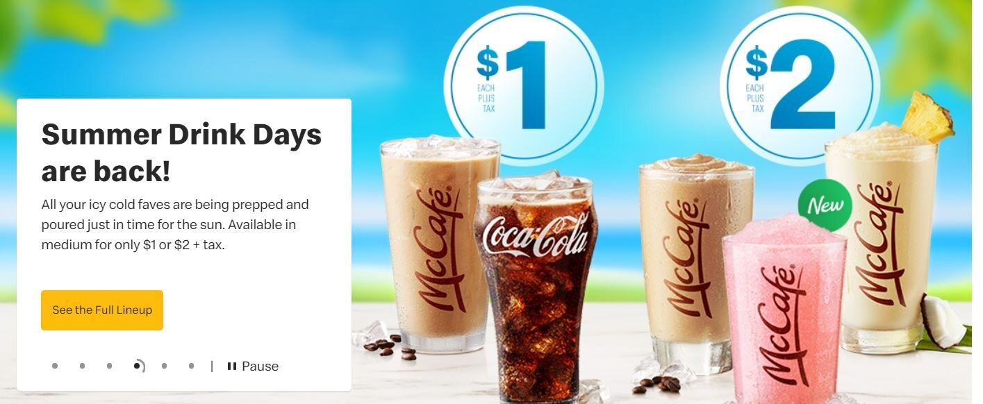 Dollar Drink Days are back at McDonald's | Wilmington Coupons | Daily ... Dollar Drink Days are back at McDonald's | Wilmington Coupons | Daily ...